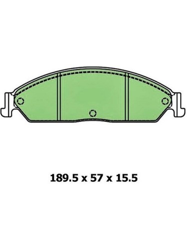 Protex Front & Rear Ultra Brake Pads fits Ford Falcon 4.0 FG EcoLPi G6 ...