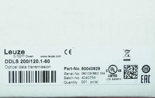 New In Box DDLS 200/120.1-60 LEUZE | eBay