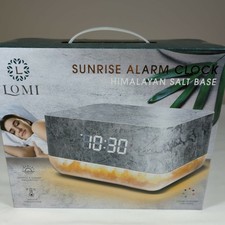Lomi Himalayan Salt Alarm Clock With Sunrise Simulation for sale online ...