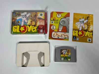 Glover (Nintendo 64, 1998) Box + Manual N64 CIB Tested Authentic ...