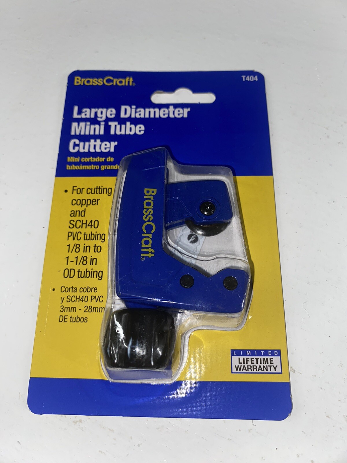 BrassCraft T404 1-1/8 in. Large Diameter Mini Tube Cutter Black | eBay