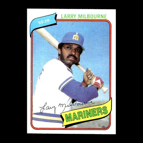 Larry Milbourne 1980 Topps Seattle Mariners #422 R312E 48 | eBay