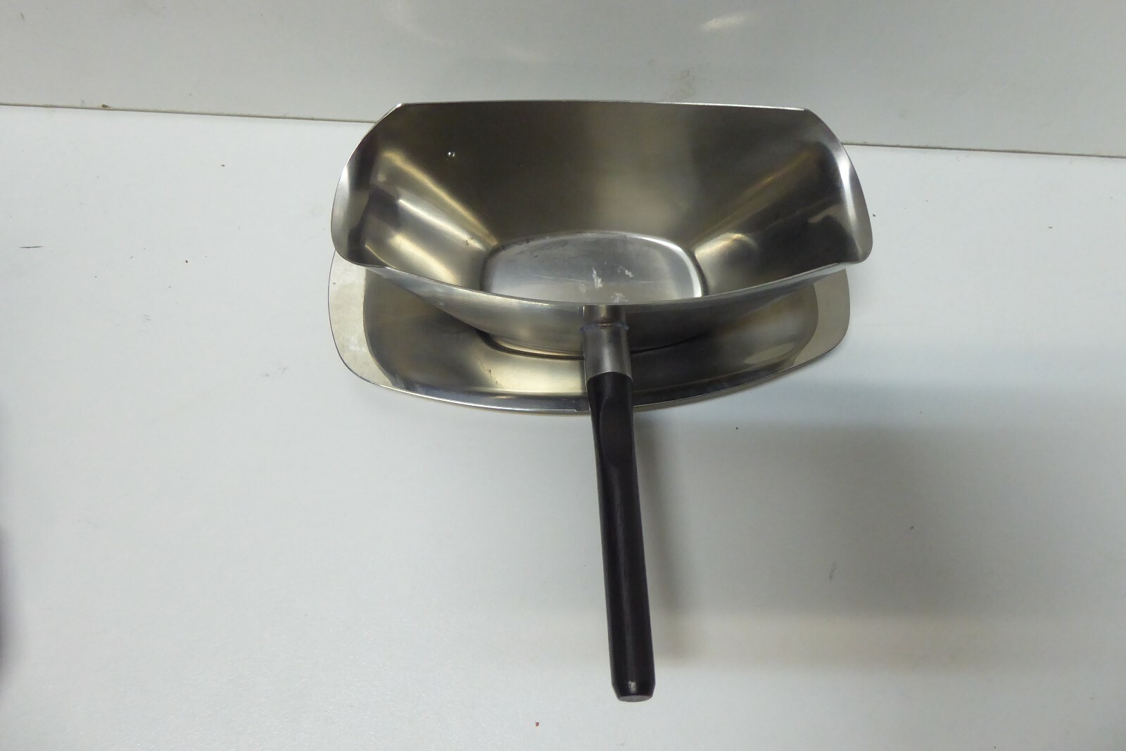 LETANG REMY FRANCE 18/10 INOX STAINLESS STEEL GRAY BOAT JUG EBONISED ...