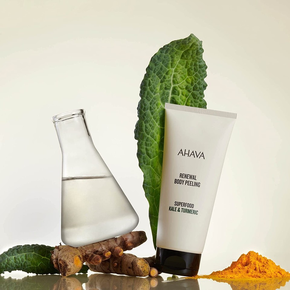 AHAVA RENEWAL BODY PEELING - Superfood Kale & Turmeric - BRAND NEW | eBay