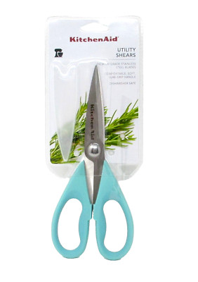 KitchenAid Scissors Shears All Purpose Utility Aqua stainless steel ...