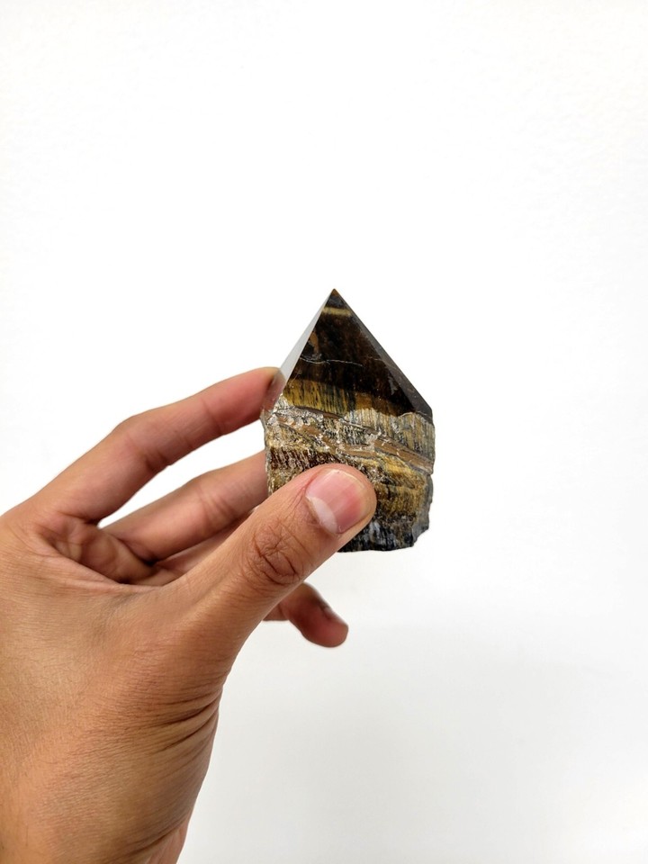 Raw Crystal Tower Semi Polished Top Point Generator Stone for Healing ...