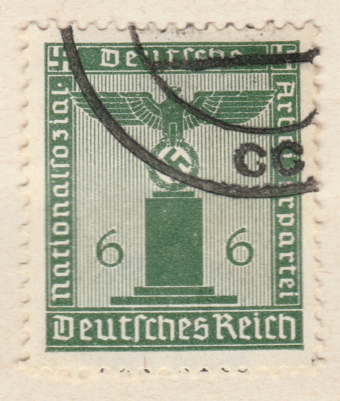 Dt. Reich DR German Empire Germany Official 1938 6pf Used Stamp ...