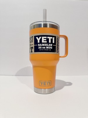 NEW YETI King Crab Orange 35oz Straw Lid Rambler Cup - Genuine Limited ...
