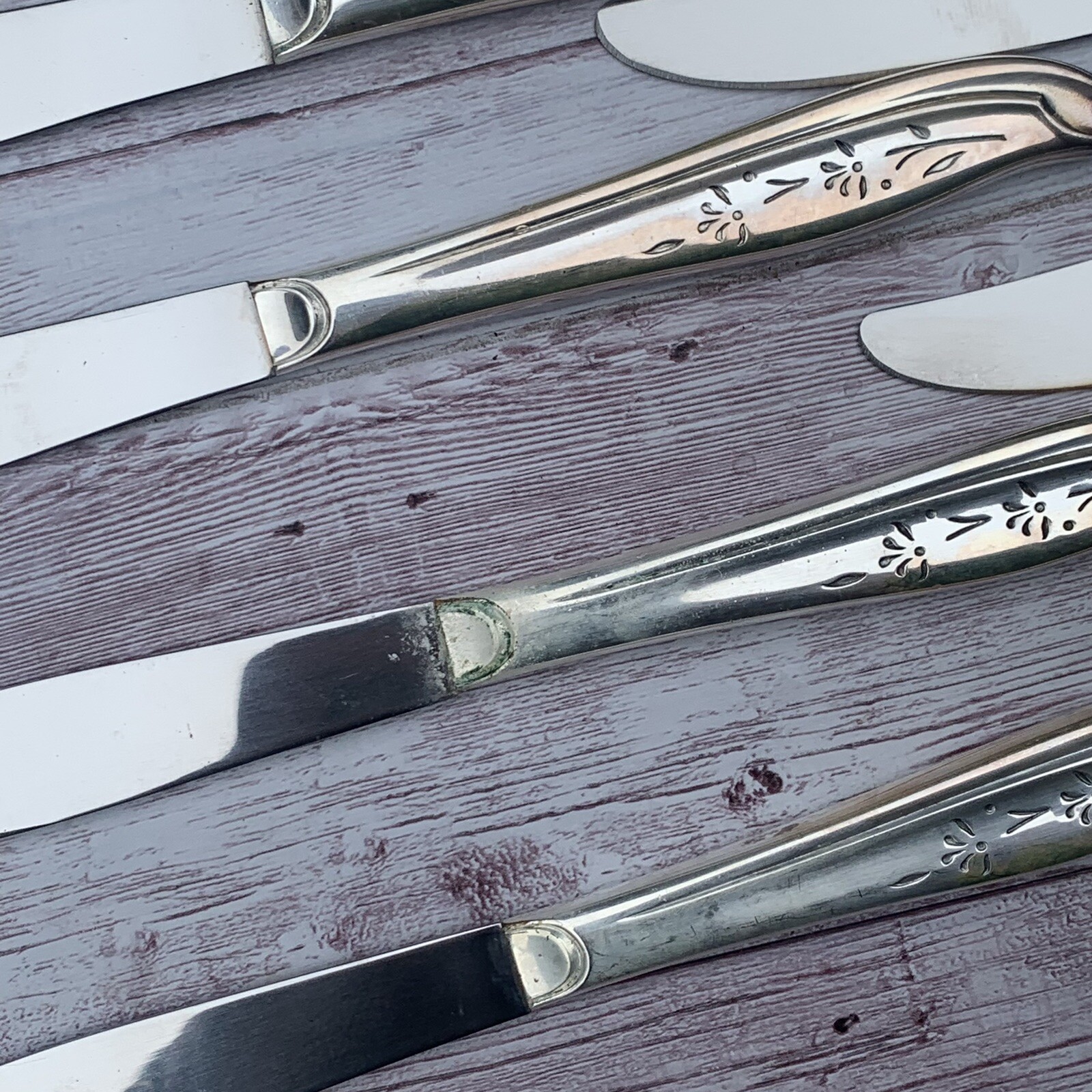 Meridian Silver Plate Co. CT USA Supreme 42 Piece Set Petal Lane ...