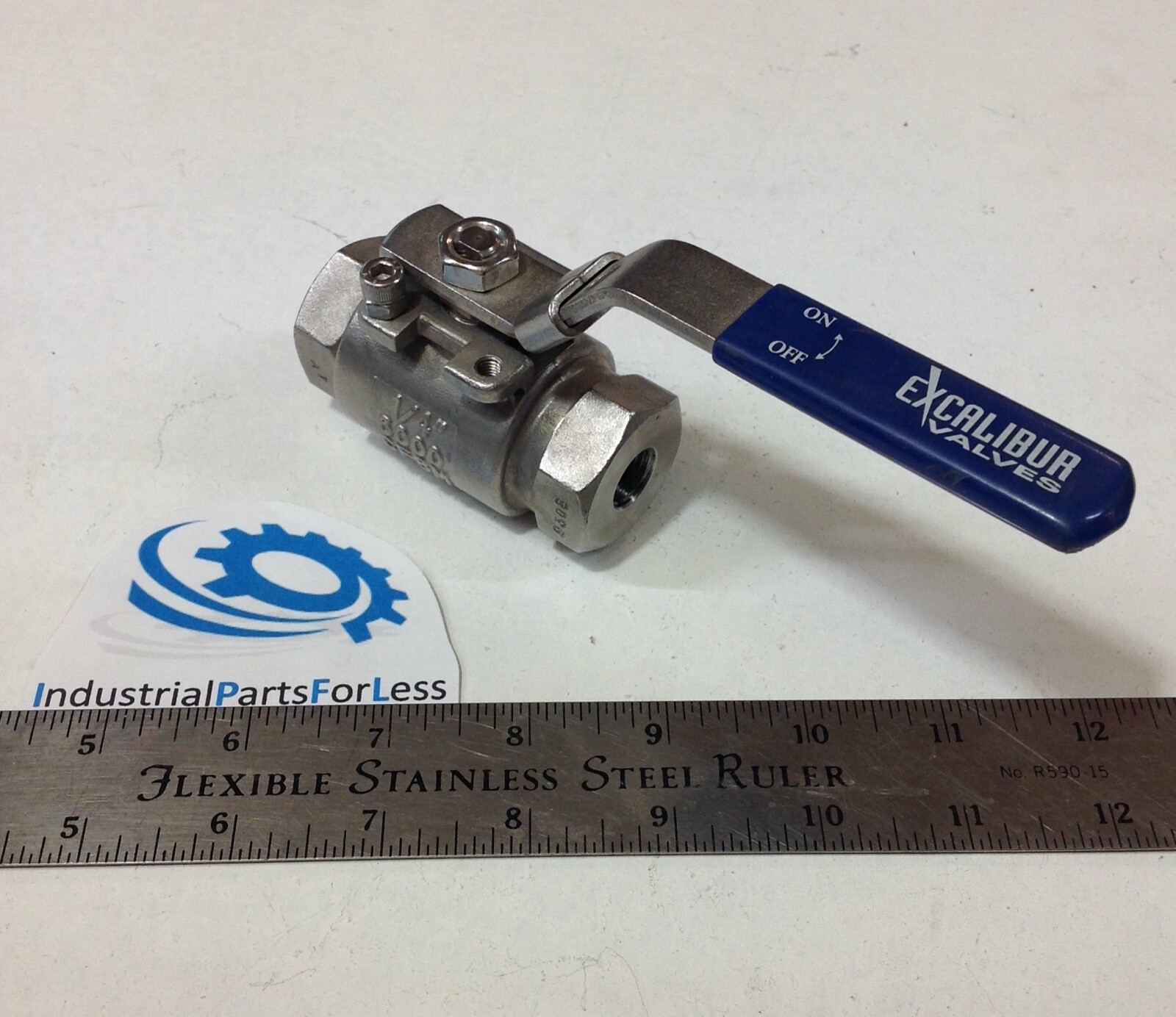 New Excalibur 1/4" CF8M 6000 PSI Ball Valve with Locking Lever | eBay