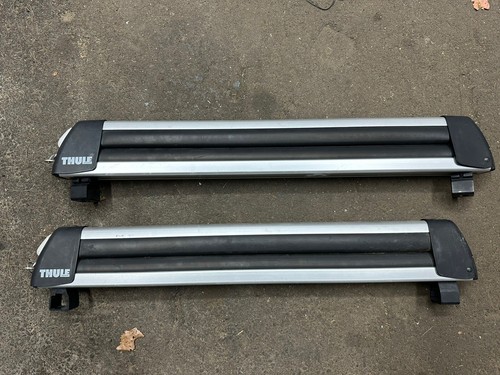 Thule 92725 Universal Flat Top 6 Ski & Snowboard Rack - Silver | eBay