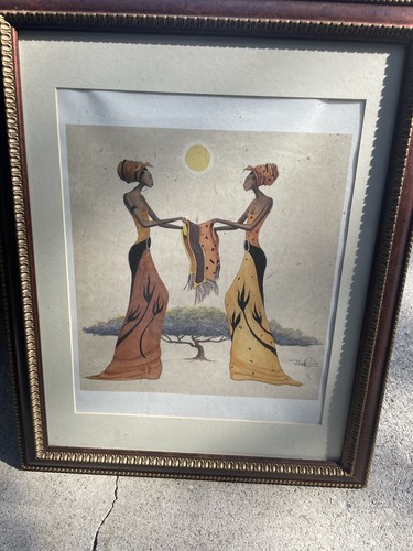 Vintage Albert Fennell Black Women Signed Lithograph | eBay