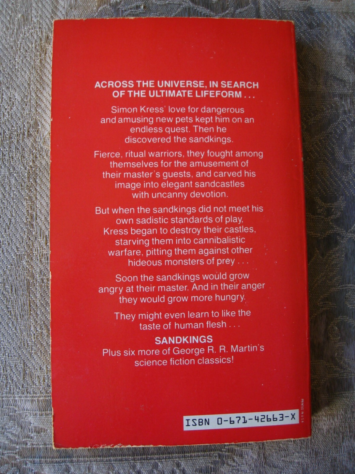George R.R. Martin - Sandkings - 1981 - paperback | eBay