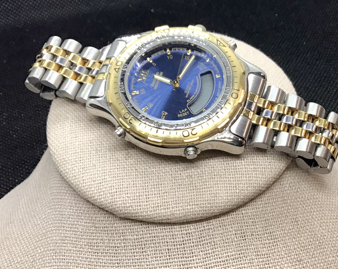 Mens Armitron Pro-All Sport Alarm Chronograph Wrist Watch "AS IS" W747 ...