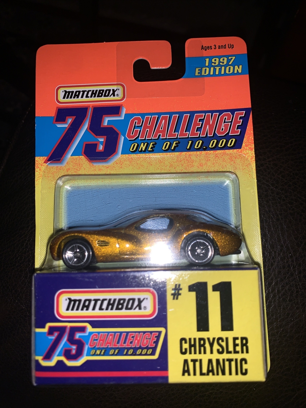 Matchbox 1997 edition 75 CHALLENGE #11 CHRYSLER ATLANTIC 1 OF 10,000 ...