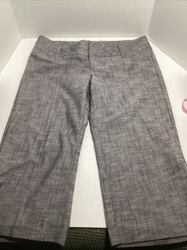 Vanity Slacks ,Capri,Ladies Waist Size 33, Inseam 18,Grey, Size 9 ...