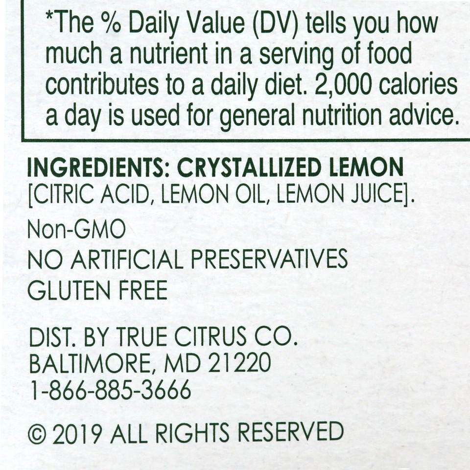 True Lemon Drink Mix, 2.82 Oz, Lemon, 100 Packets | eBay