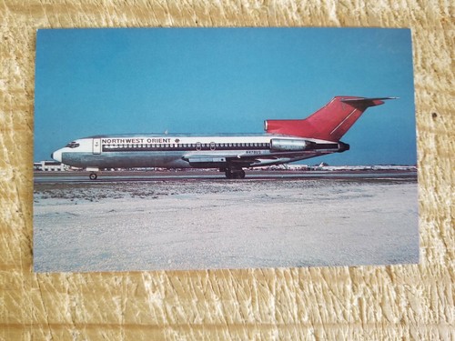 NORTHWEST ORIENT BOEING 727-51.VTG AIRCRAFT POSTCARD*P41 | eBay