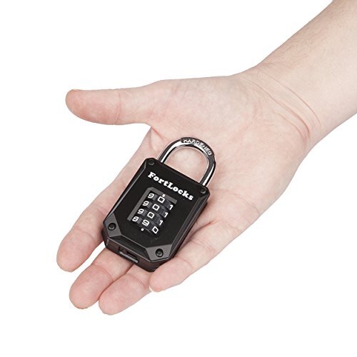 2 Pack Heavy Duty Waterproof Combination Lock - 4 Digit Resettable ...