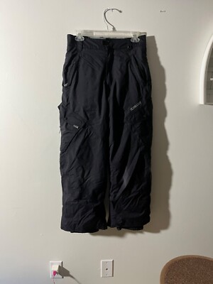 RIPZONE Core 5000mm Insulated Boy Girl Ski Snowboard Snow Pants Black M ...