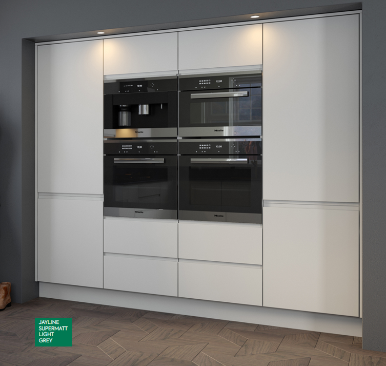 Jayline J Pull Handless Replacement Kitchen Doors Drawers, Made to ...