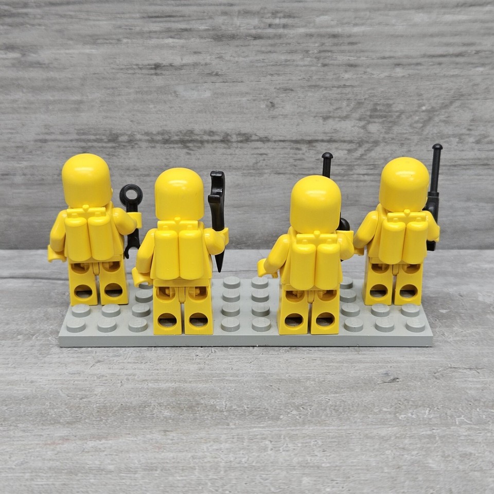 Vintage Lego Yellow Spaceman Minifigures Replacement Lot of 4 | eBay