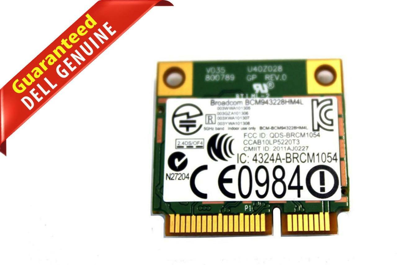 Dell DW1530 Optiplex 7010 9010 Wifi Card Half-Height Mini-PCI 802 ...