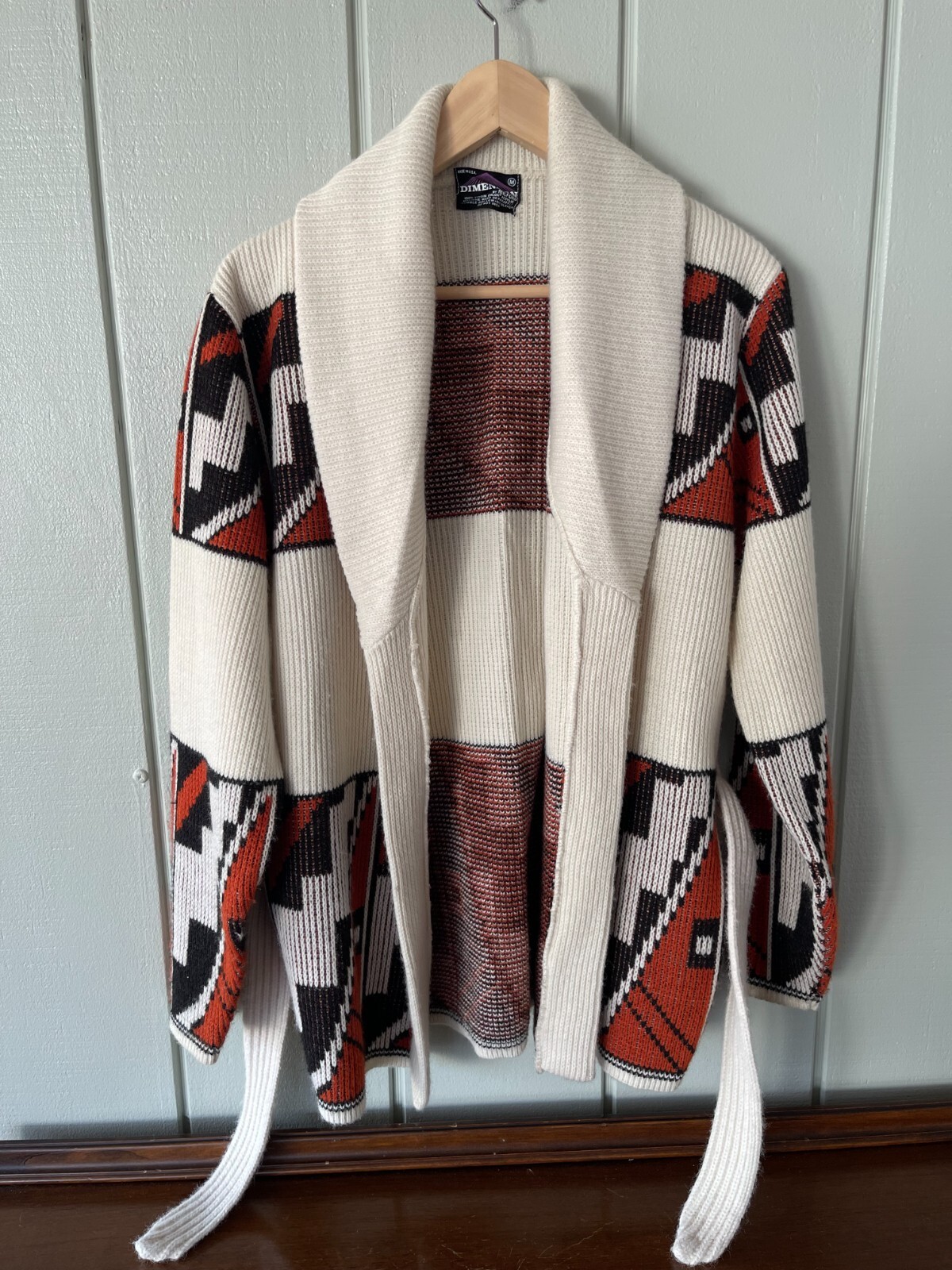 Vintage Dimension Big Lebowski-Style Cardigan with Be… - Gem