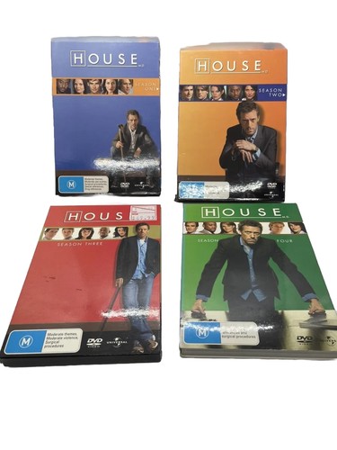 House, MD Dvd Seasons 1 2 3 4 Collection Tv Show Dr Hospitals PAL ...