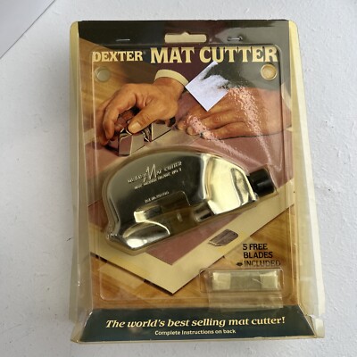 Vintage Dexter Picture Mat Cutter Framing Tool & 5 Blades in original ...