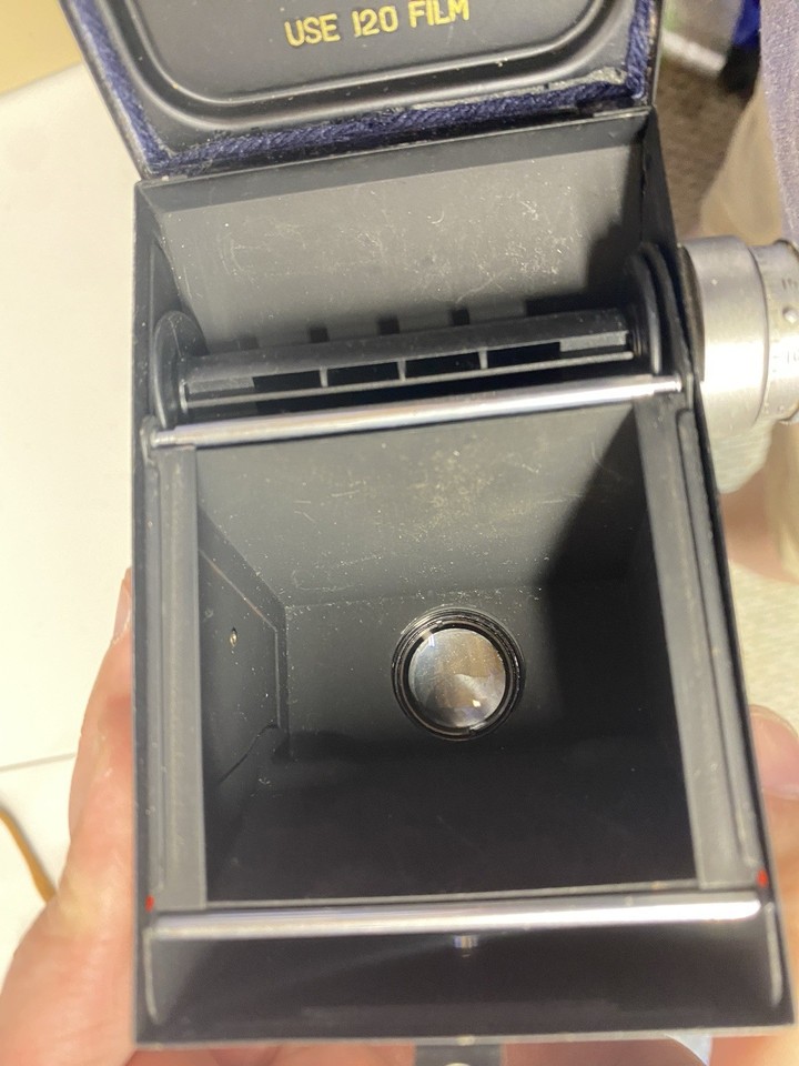 Vintage Super Ricohflex Film Camera with Case Untested As-Is | eBay