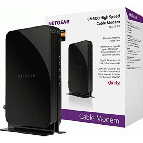 Netgear CM500-100NAR Certified Docsis 3.0 Cable Modem With 16X4 Max | eBay