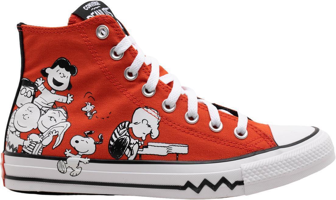 Size 10 - Converse Peanuts x Chuck Taylor All Star High Snoopy and ...
