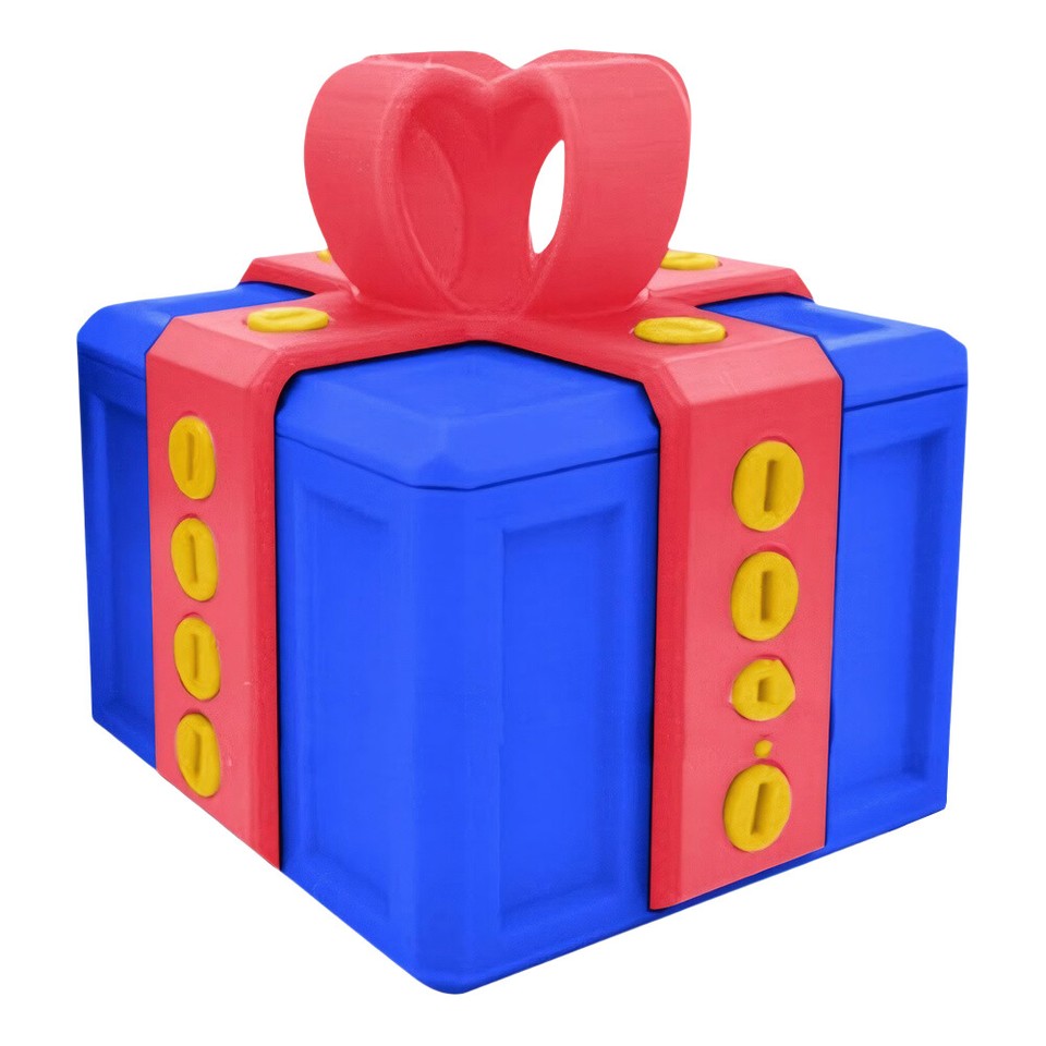 3D Printed Annoying Gift Box Puzzle Box with Screws Desktop Gift Box ...