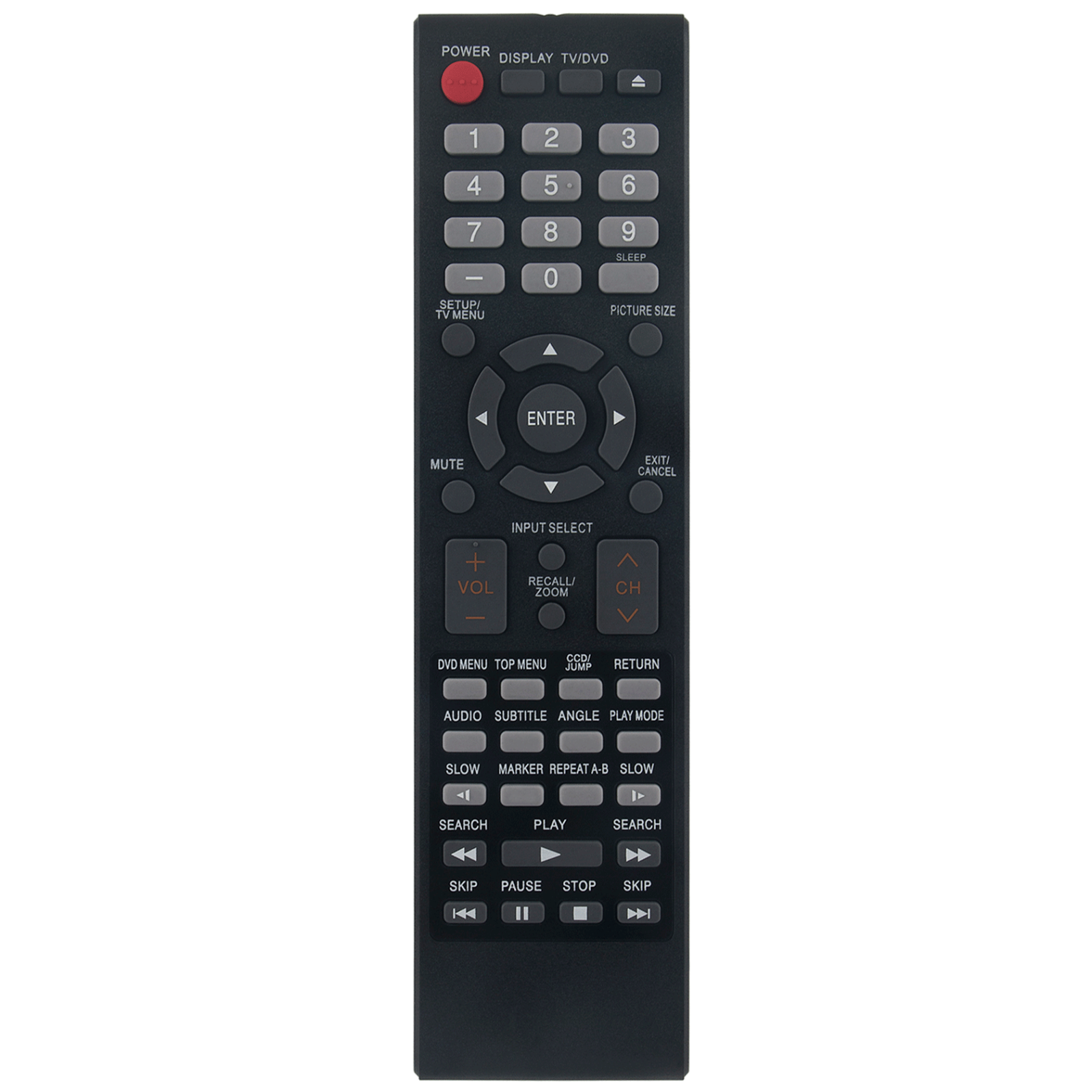 076R0SC011 Replace Remote Control for Sanyo TV DVD Combo DP26670 ...
