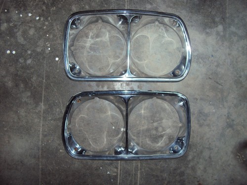 1974 FORD TORINO / RANCHERO HEADLIGHT RINGS MOLDINGS SET | eBay