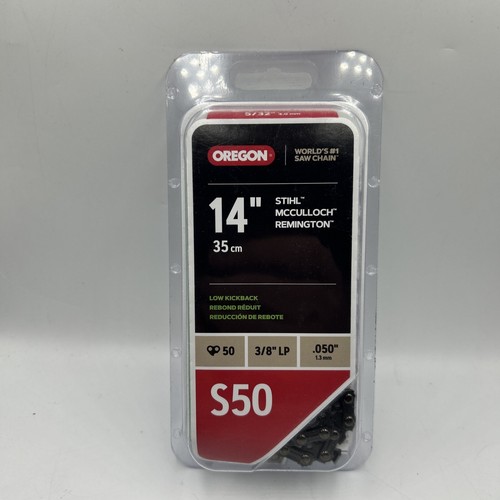 Oregon S50 Chainsaw Chain 14" for Echo, Craftsman, Poulan, Makita, Low ...