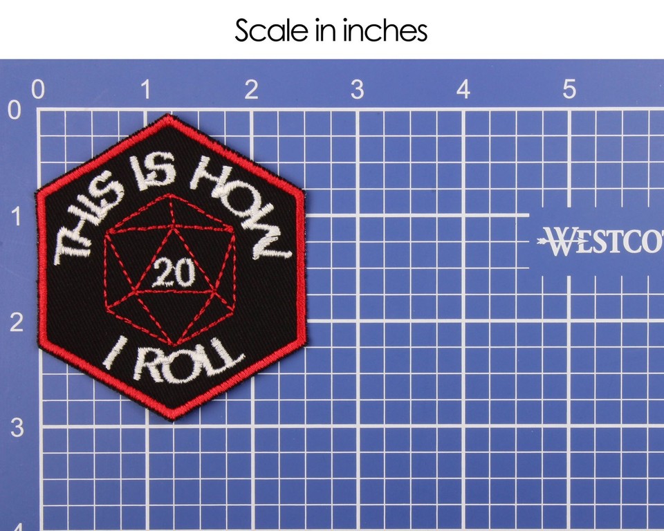This Is How I Roll Patch - Made in USA - D20 Patch - DnD Patch - D&D ...