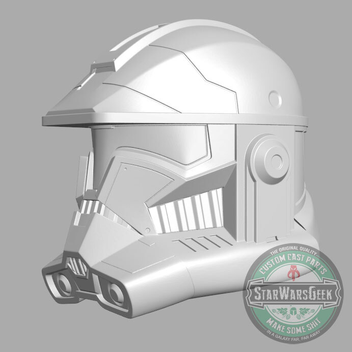 Clone P2 Spartan original Star Wars / HALO mashup custom head for ...
