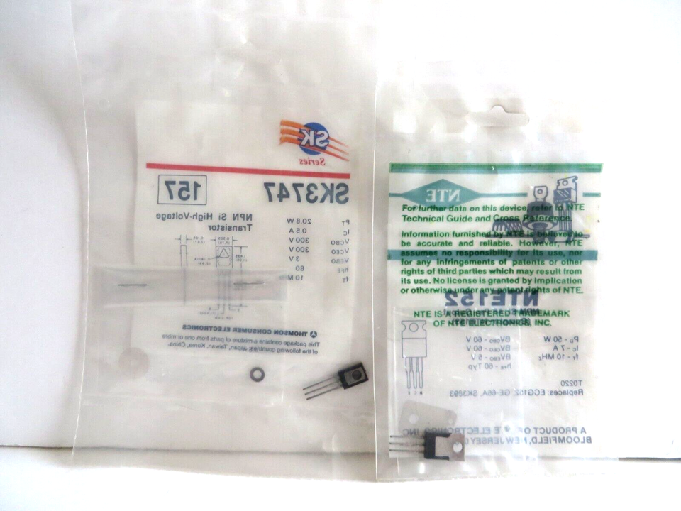 NTE152 / SK3747 (ECG157), Transistors 1 each, New in Bag, Free Shipping ...