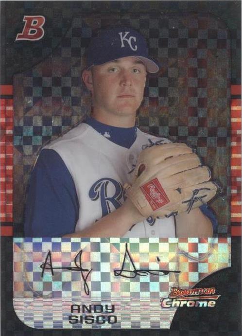 2005 Bowman Draft Picks & Prospects - Chrome Andrew Sisco #BDP7 X ...