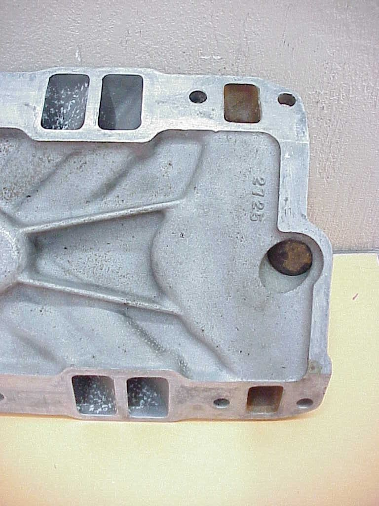 Vintage Edelbrock Torker #2725 Aluminum Intake Manifold SB CHEVY SEMI ...