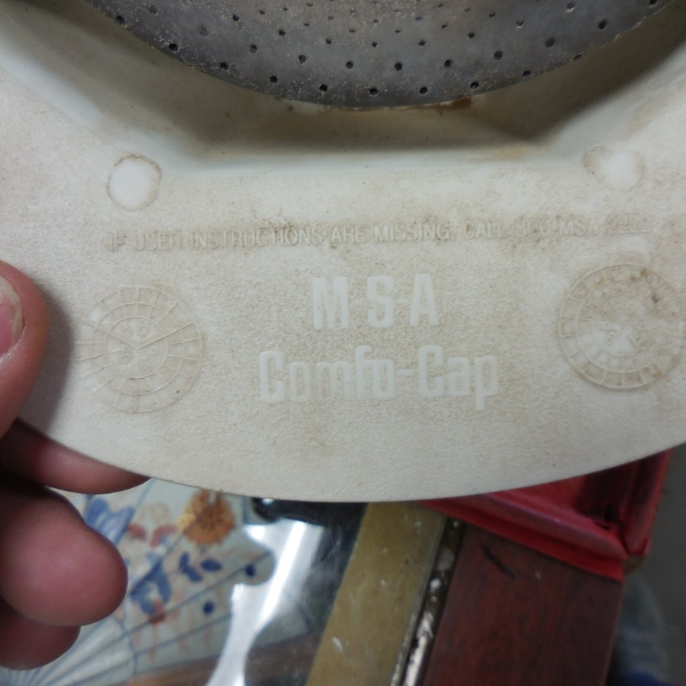 Vintage MSA Comfo Cap Hard Hat Helmet Mining | eBay