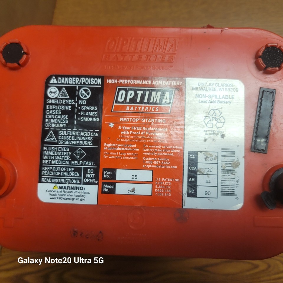 Optima Batteries 9002-002 - Optima RedTop Starting 12-Volt Batteries ...