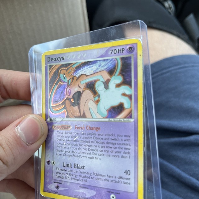 Pokémon TCG Deoxys (Normal) EX Deoxys 16/107 Holo Holo Rare for sale ...