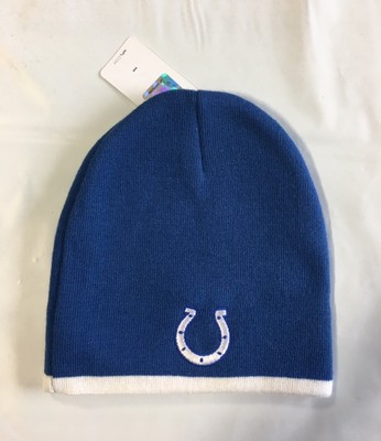 Indianapolis Colts Knit Beanie Winter Hat Toque Skull Cap sm logo white ...