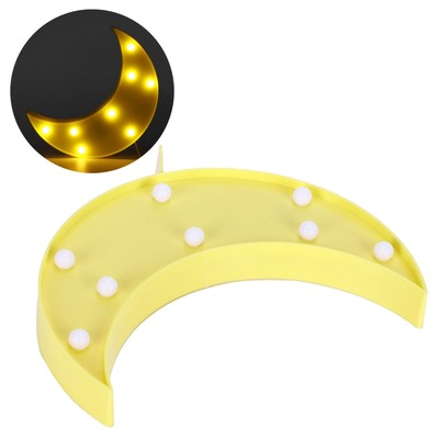 Distinctive Moon Shape Night Light Beautiful LED Decorative Lamp For ...