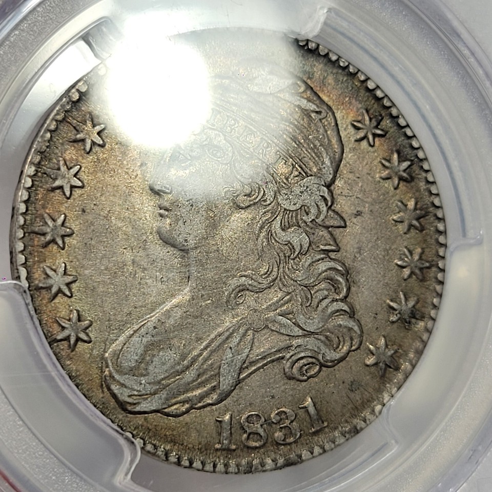 1831 50c Capped Bust Half Dollar PCGS AU53 O-112 Circulated Type Coin ...