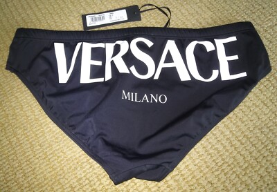 VERSACE MILANO 'Big Logo' Bikini Bathing Swim Suit / Briefs 4 IT M ...
