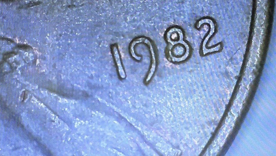 RARE 1982 No Mint Mark, Small Date 3.1g Bronze penny Errors | eBay